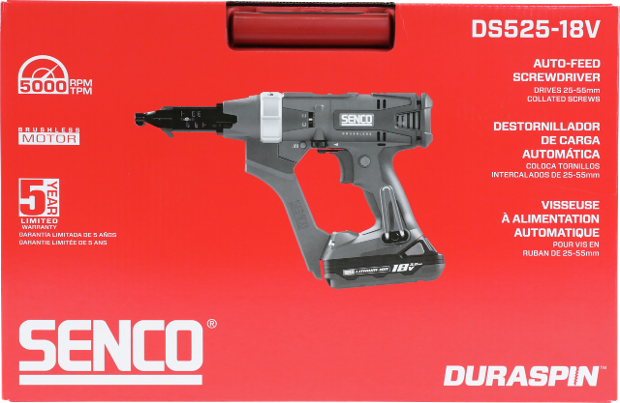 DS525-18V ES, didelio greičio, 55 mm